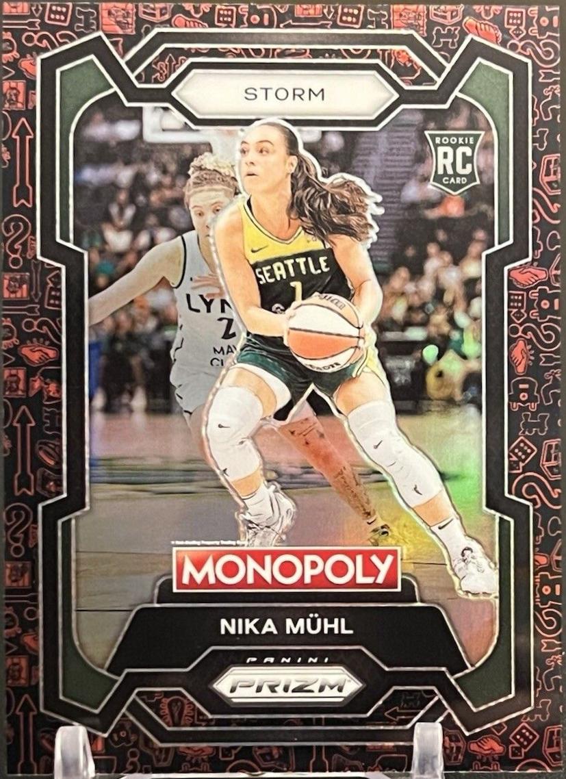 Nika Muhl [Red Classic Icon] #4 Prices | 2024 Panini Prizm Monopoly ...