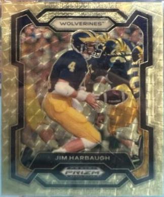 Jim Harbaugh [Gold Vinyl] #50 Prices | 2024 Panini Prizm Draft Picks ...