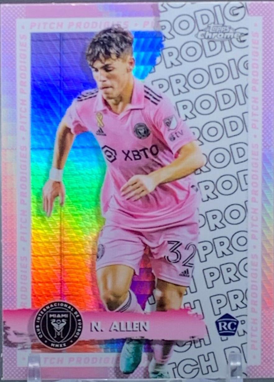 Noah Allen [Prism Refractor] #27 Prices | 2024 Topps Chrome MLS ...