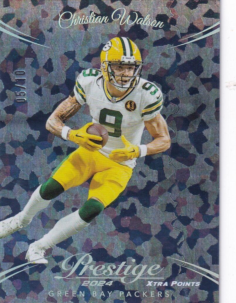 Christian Watson [Platinum Xtra Points] #108 Prices | 2024 Panini ...