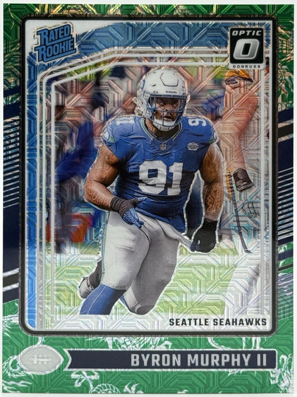 Byron Murphy II [Dragon] #217 Prices | 2024 Panini Donruss Optic ...