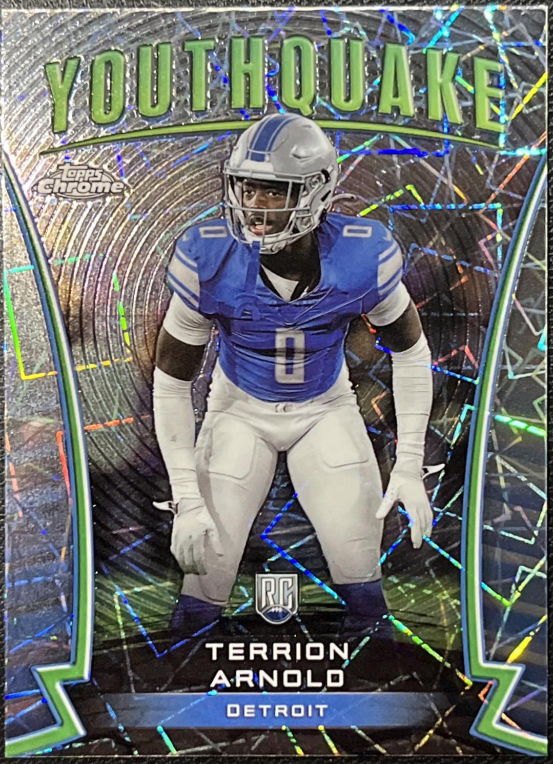 Terrion Arnold [Lazer Refractor] #Y-8 Prices | 2024 Topps Chrome ...