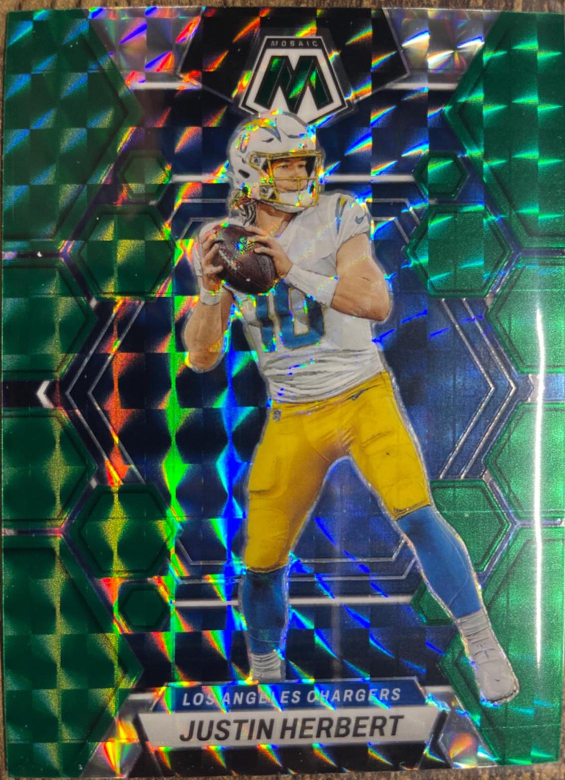 Justin Herbert [Green] #127 Prices | 2023 Panini Mosaic | Football Cards