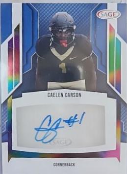 Carson Steele [Rainbow] #A-CS2 Prices | 2024 Sage HIT Autographs ...