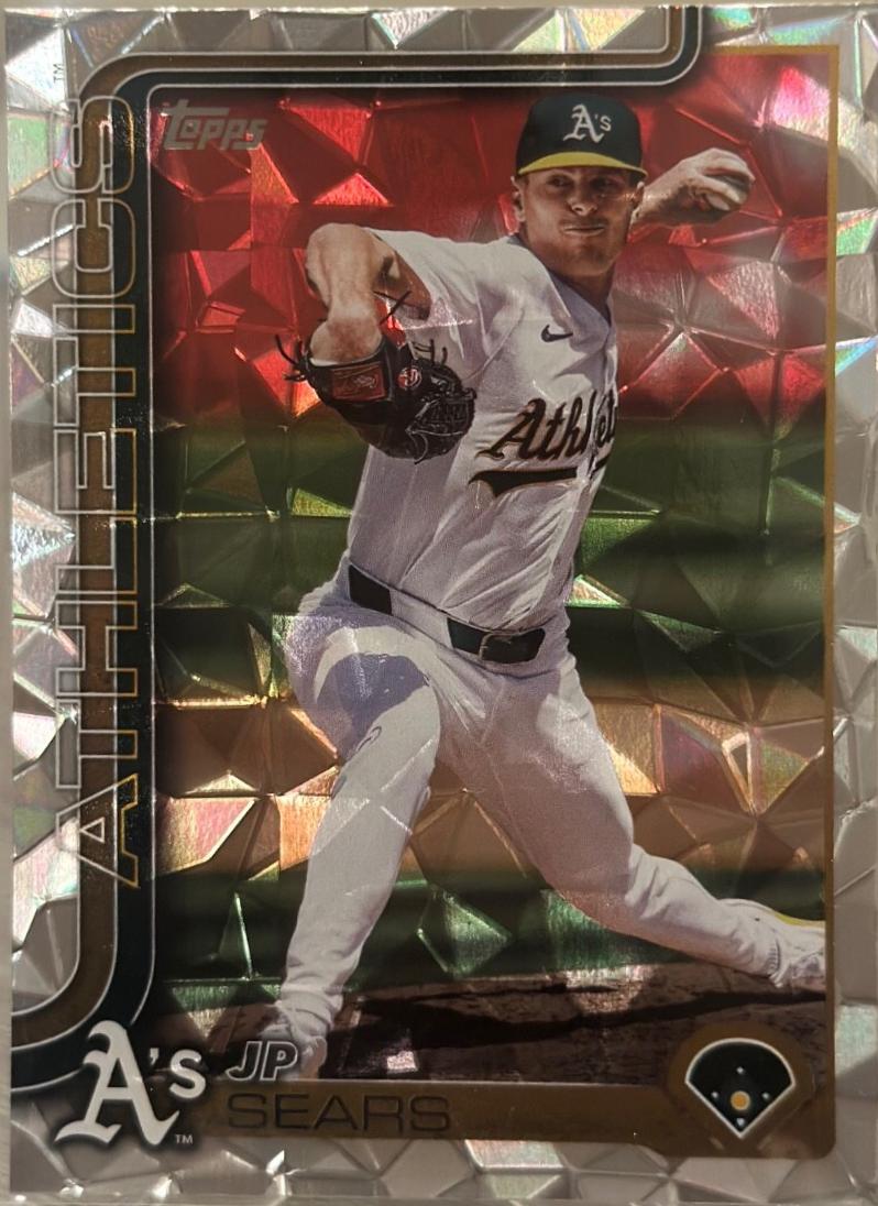 JP Sears [Diamante Foil] #680 Prices | 2025 Topps Series 2 | Baseball Cards