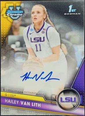 Hailey Van Lith #BCPA-HVL Prices | 2023 Bowman Chrome University ...