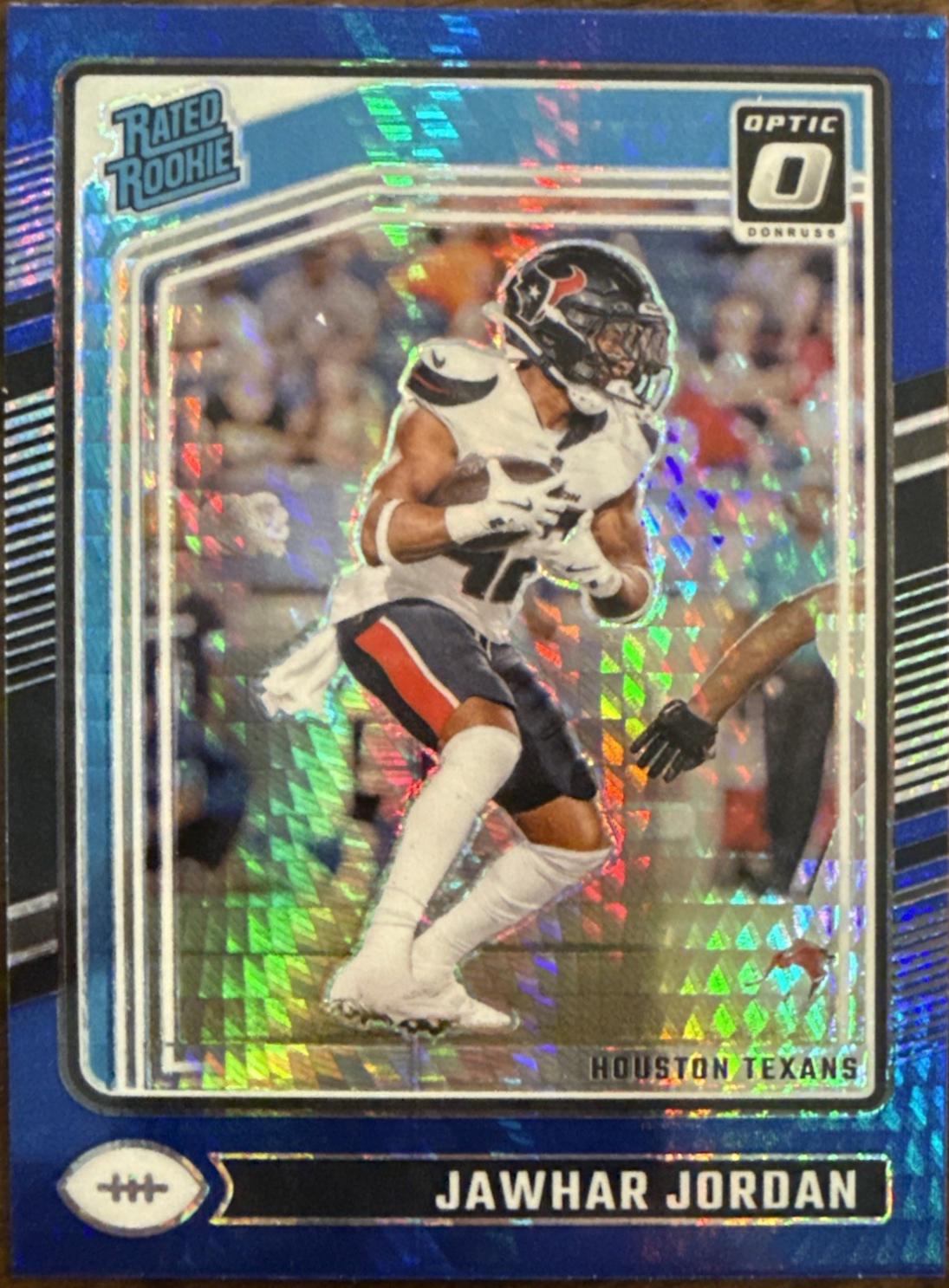 Jawhar Jordan [Blue Hyper] #247 Prices | 2024 Panini Donruss Optic ...