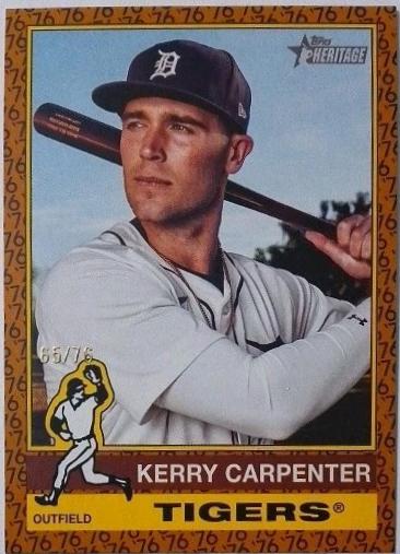 Kerry Carpenter [Color of the Year] #226 Prices | 2025 Topps Heritage ...