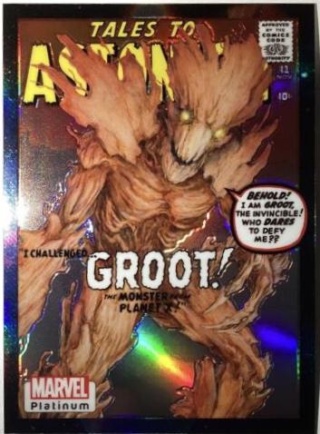 Groot [Cosmic] #WI37 Prices | Marvel 2023 Upper Deck Platinum Cover ...