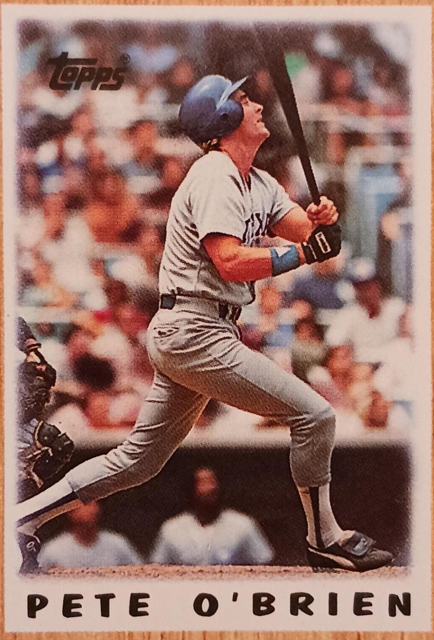 Pete O'Brien #72 Prices | 1987 Topps Mini League Leaders | Baseball Cards