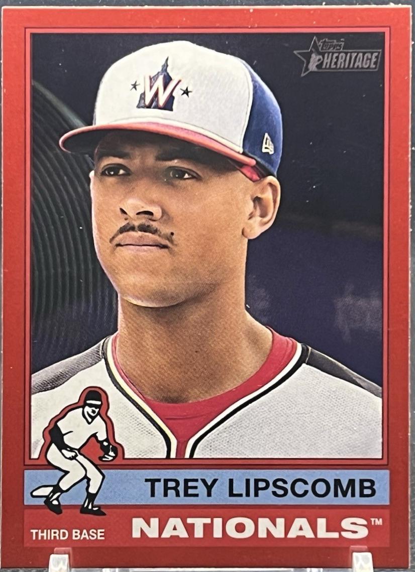 Trey Lipscomb [Red Border] #115 Prices | 2025 Topps Heritage | Baseball ...