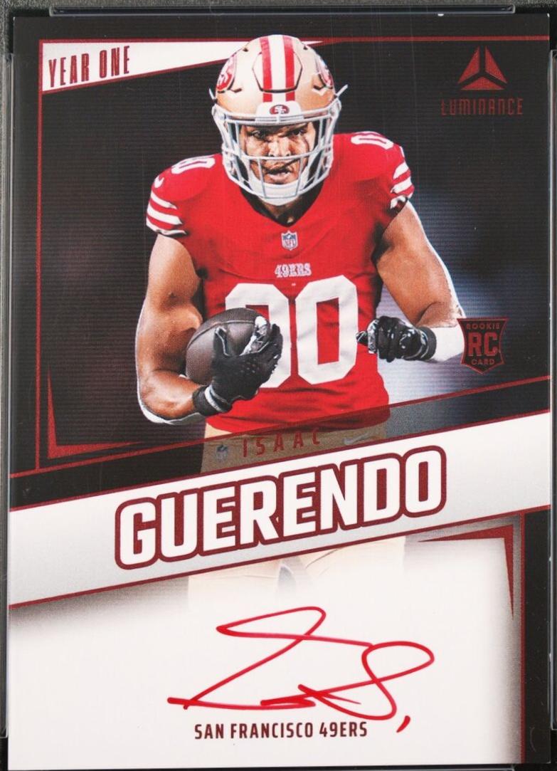 Isaac Guerendo [Red] #YOS-IGO Prices | 2024 Panini Luminance Year One ...