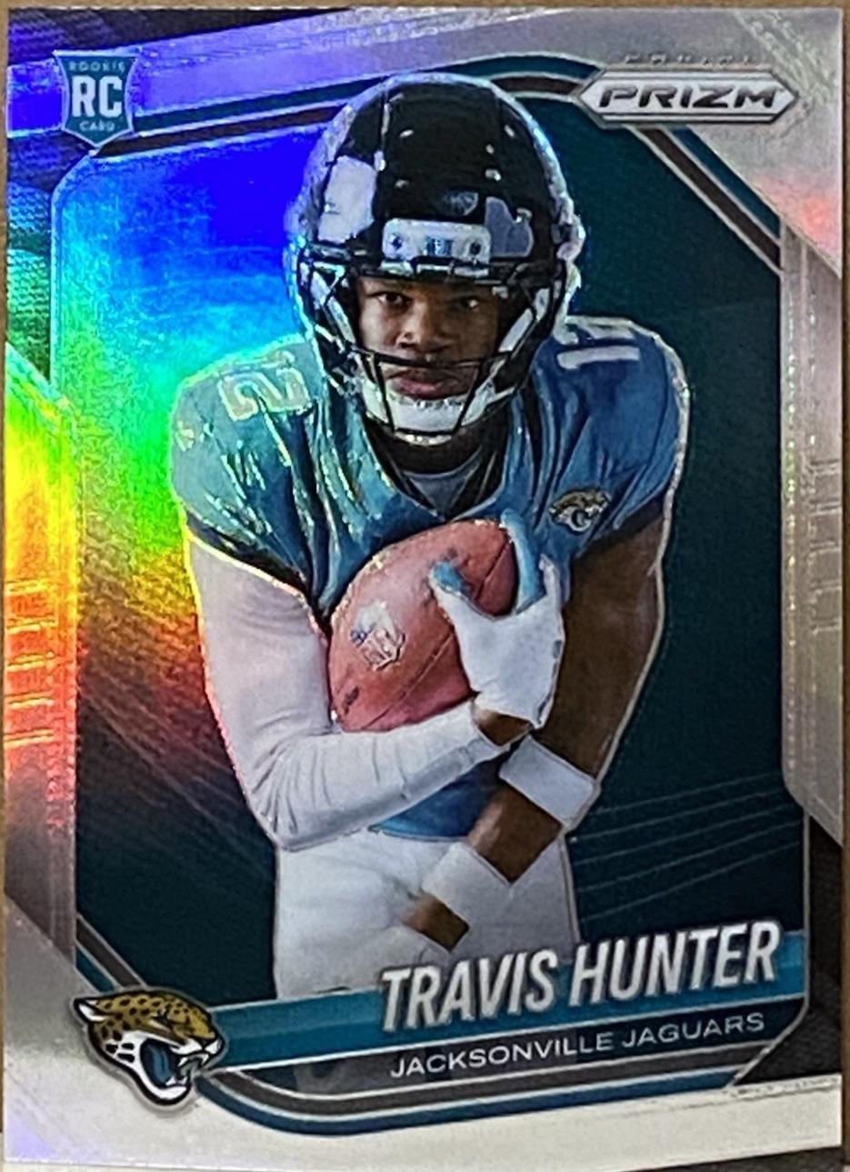 Travis Hunter [Rookie Variation Silver] #418 Prices | 2025 Panini Prizm ...
