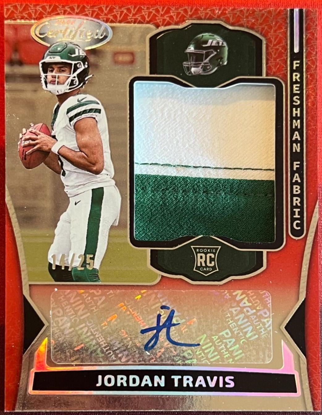 Jordan Travis [Red Etch] #FMS-JTS Prices | 2024 Panini Certified ...
