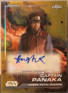 Hugh Quarshie as Captain Panaka [Gold Refractor] #AU-HQ Prices | Star ...