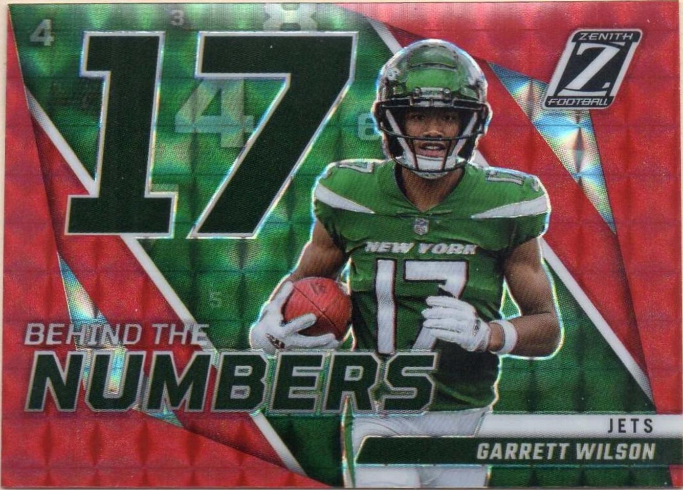 Garrett Wilson [Red] #BN-GW Prices | 2022 Panini Zenith Behind the ...