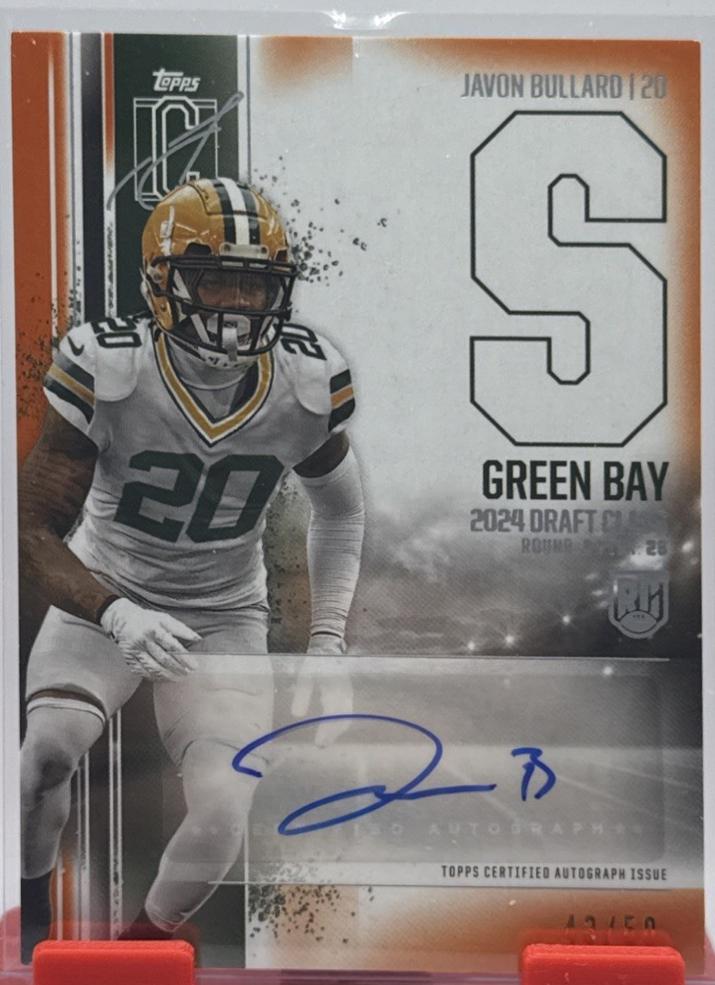 Javon Bullard [Orange] #RCA-JBU Prices | 2024 Topps Signature Class ...