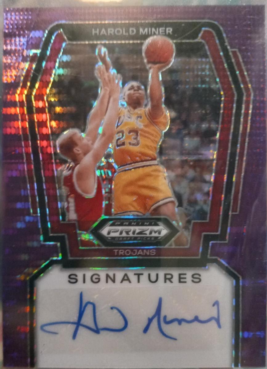 Harold Miner [Purple Pulsar] #S-HMN Prices | 2024 Panini Prizm Draft ...