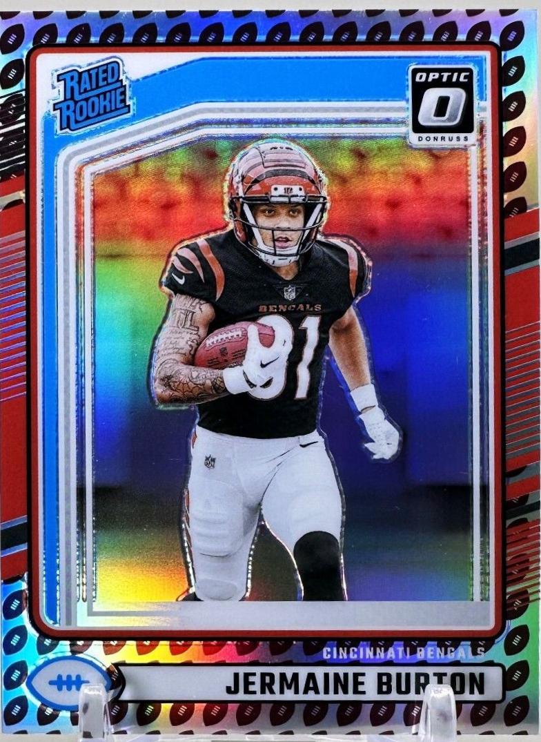 Jermaine Burton [Pink Pandora Optic] #368 Prices | 2024 Panini Donruss ...