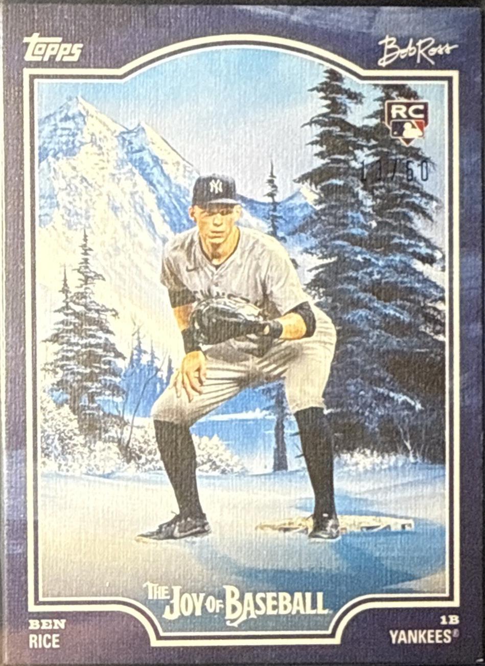 Ben Rice [Prussian Blue] #84 Prices | 2025 Topps X Bob Ross | Baseball ...