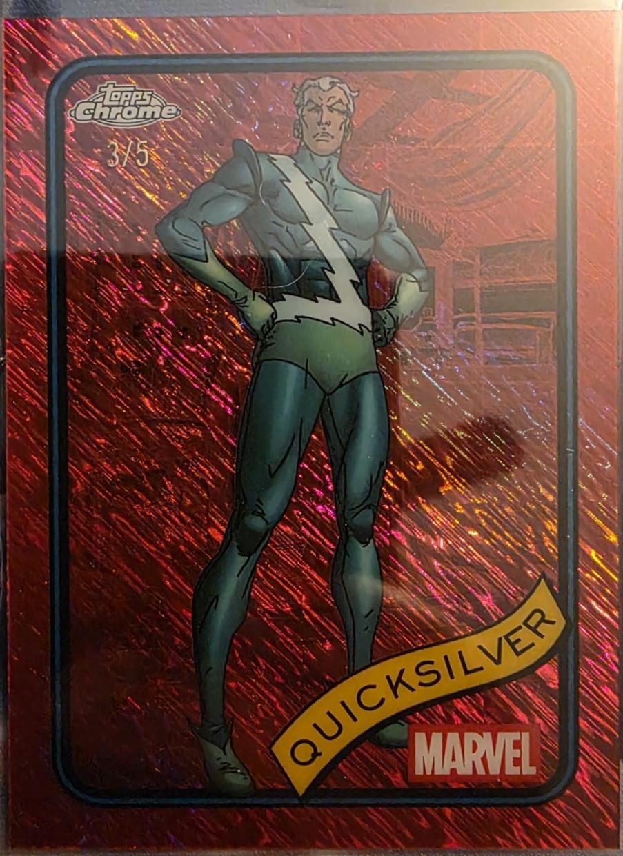 Quicksilver [Red Wave] #121 Prices | Marvel 2025 Topps Chrome | Marvel ...