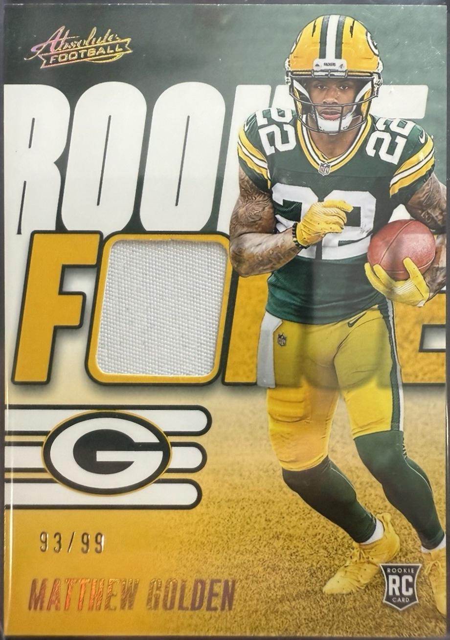 Matthew Golden #RF-MGN Prices [Rookie] | 2025 Panini Absolute Rookie ...