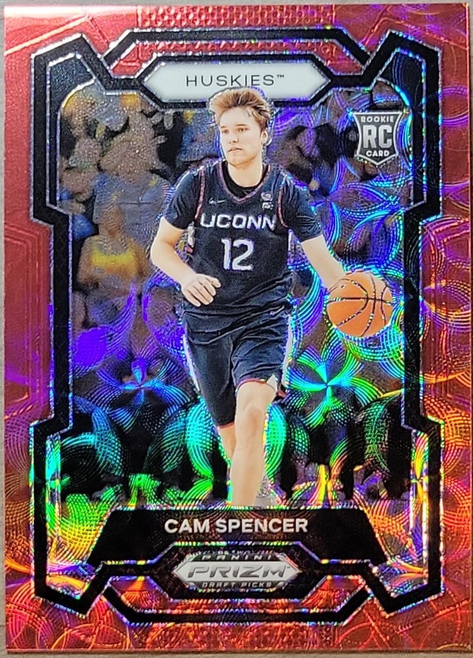 Cam Spencer [Red Scope] #94 Prices | 2024 Prizm Draft Picks ...