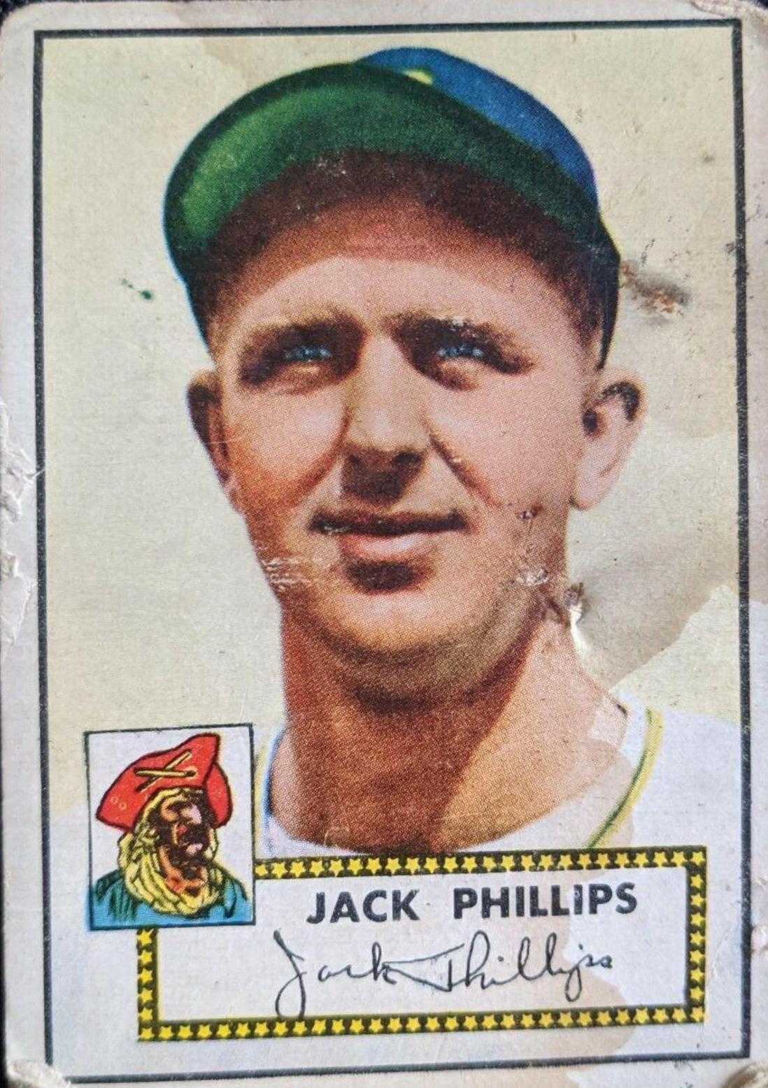 Jack Phillips #240 Prices | 1952 Topps | Baseball Cards