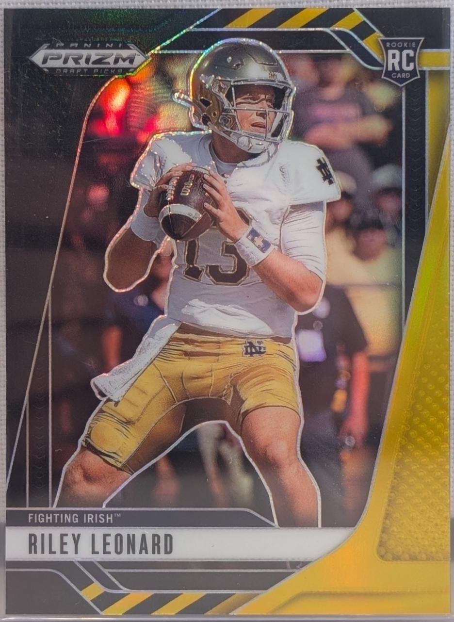 Riley Leonard [Black Gold] #76 Prices | 2025 Panini Prizm Draft Picks ...