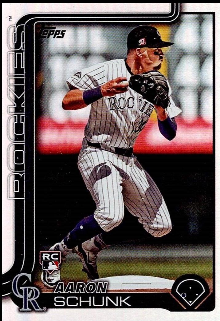 Aaron Schunk [Platinum Foil] #196 Prices | 2025 Topps | Baseball Cards