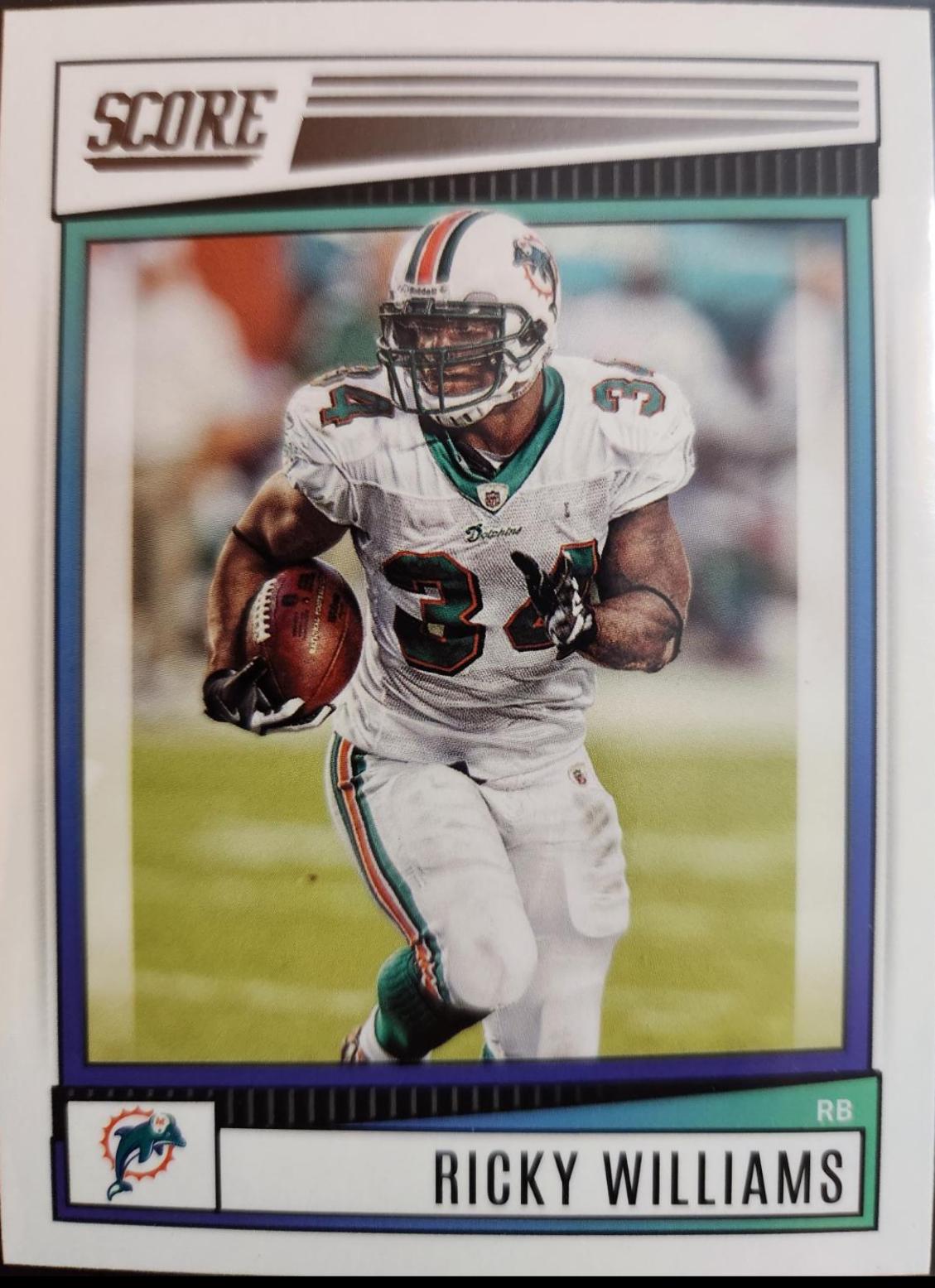 Ricky Williams #280 Prices | 2022 Panini Score | Football Cards