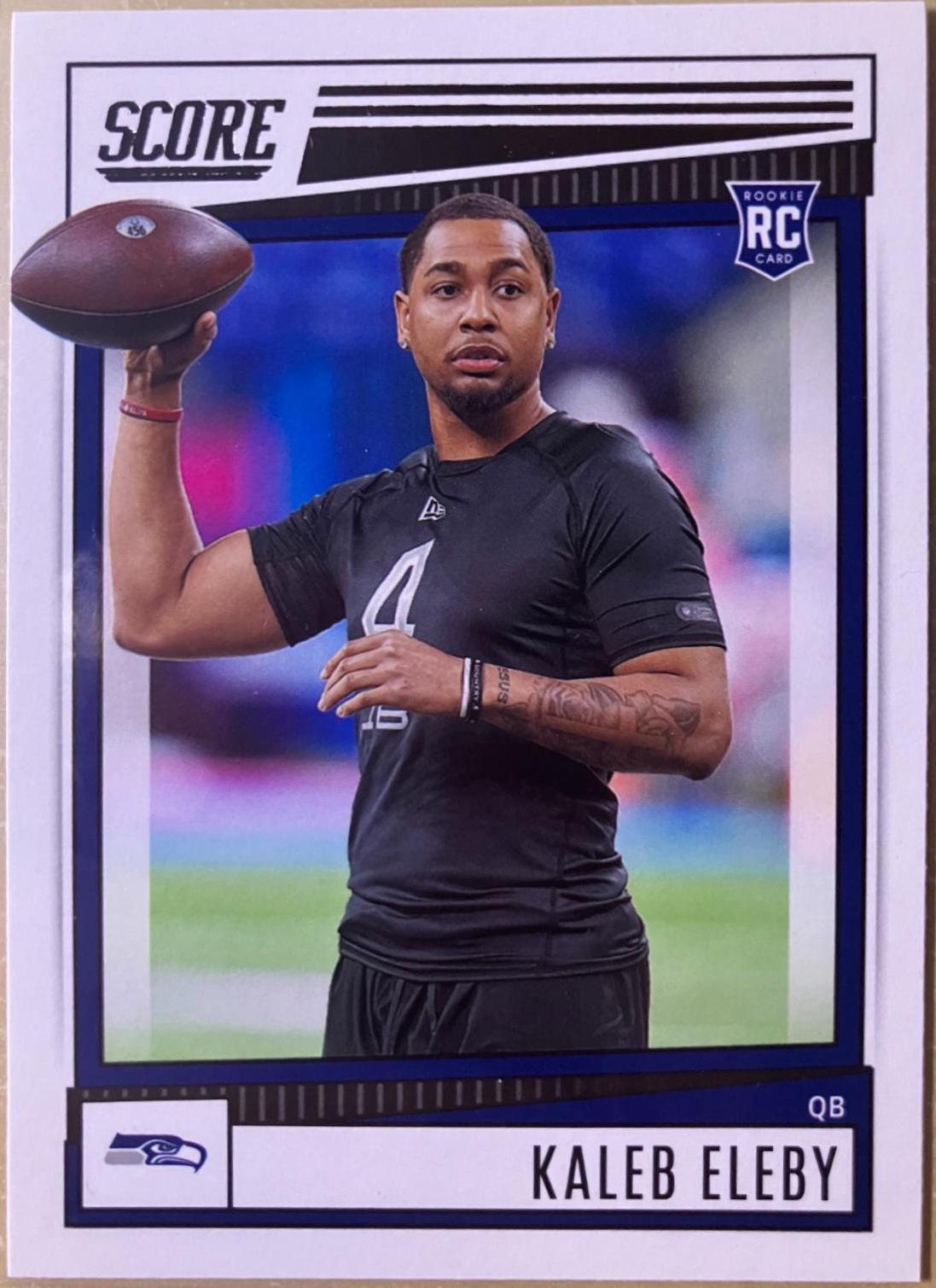 Kaleb Eleby #313 Prices [Rookie] | 2022 Panini Score | Football Cards