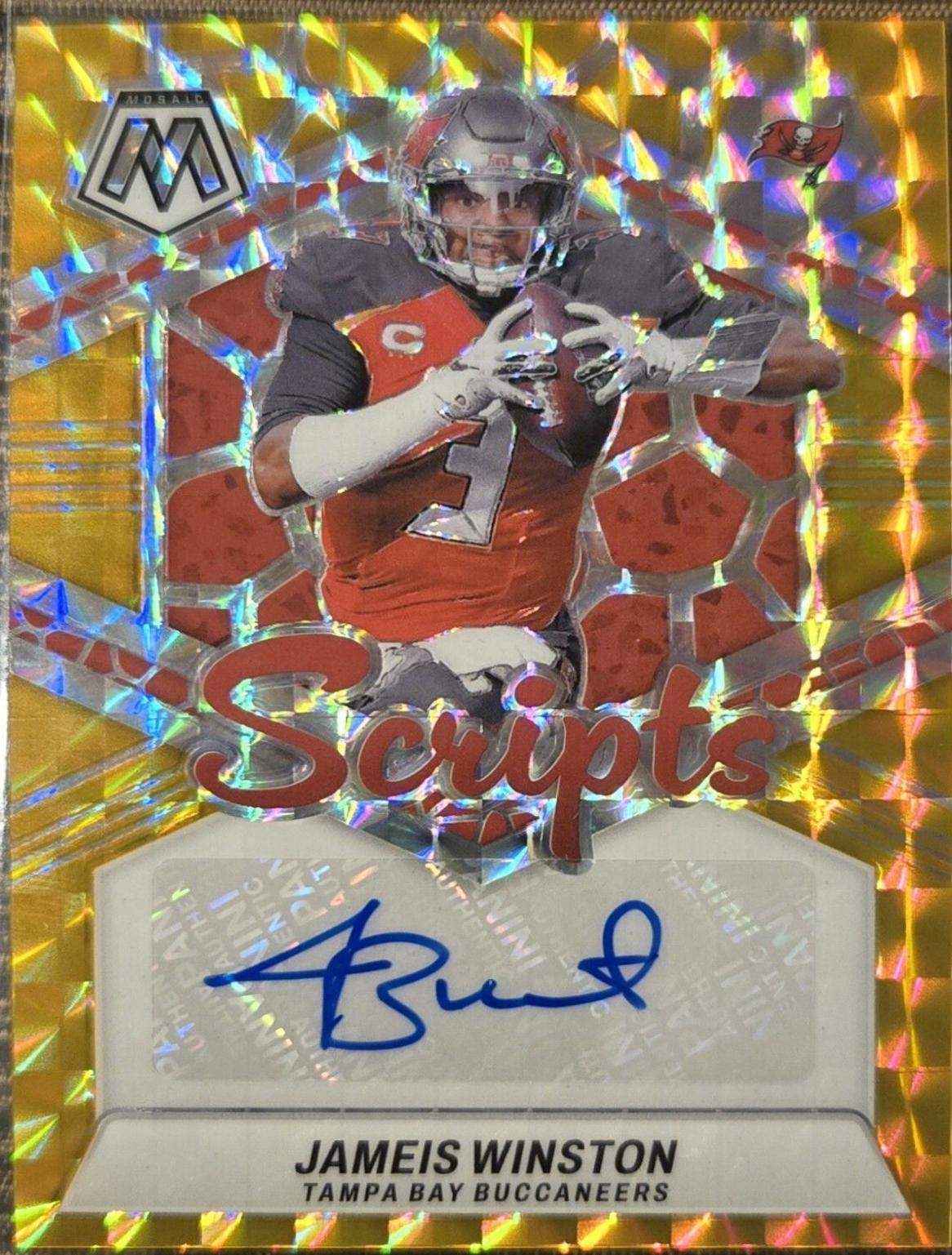 Jameis Winston [Gold] #SC-JWN Prices | 2024 Panini Mosaic Scripts ...