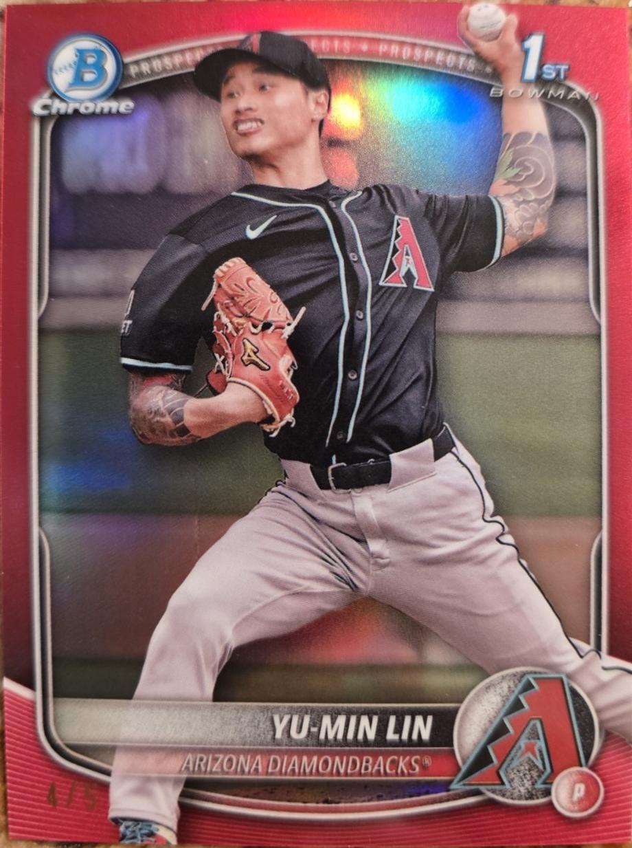 Yu-Min Lin [Red] #BCP-27 Prices | 2025 Bowman Chrome Prospects ...