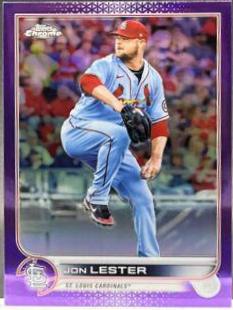 Jon Lester [Purple] #187 Prices | 2022 Topps Chrome | Baseball Cards