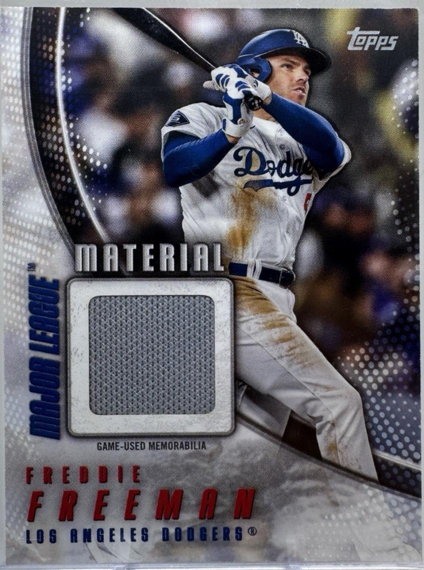 Freddie Freeman #MLM2-FF Prices | 2025 Topps Major League Material ...
