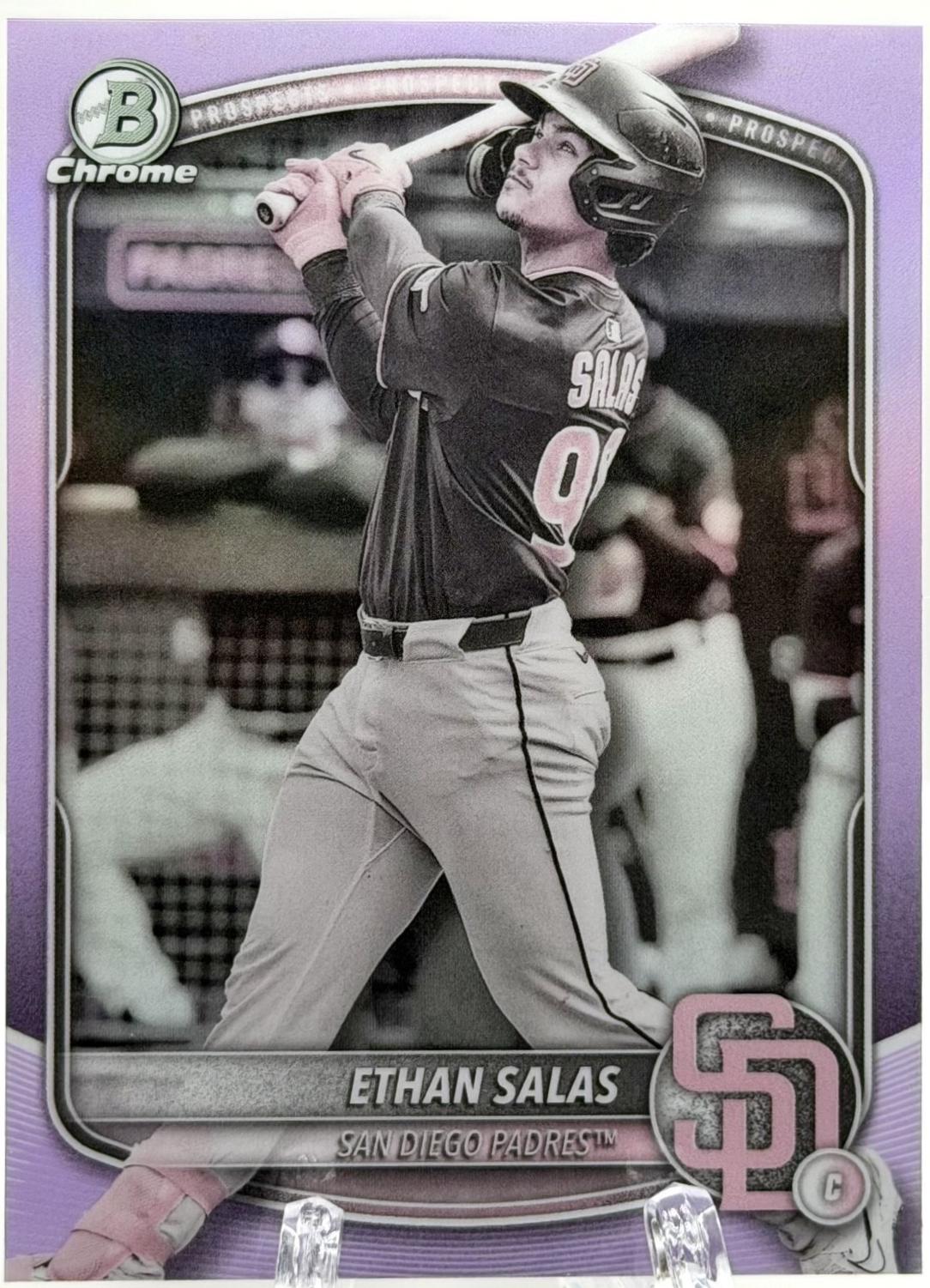 Ethan Salas [Pearl] #BCP-169 Prices | 2025 Bowman Chrome Prospects ...
