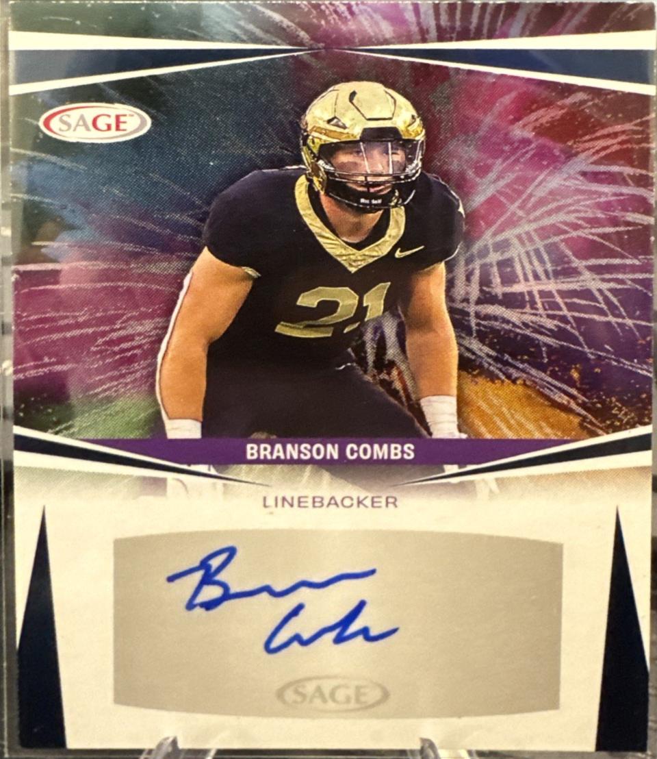 Branson Combs [Blue] #A-BC Prices | 2025 Sage Hit Autograph | Football ...