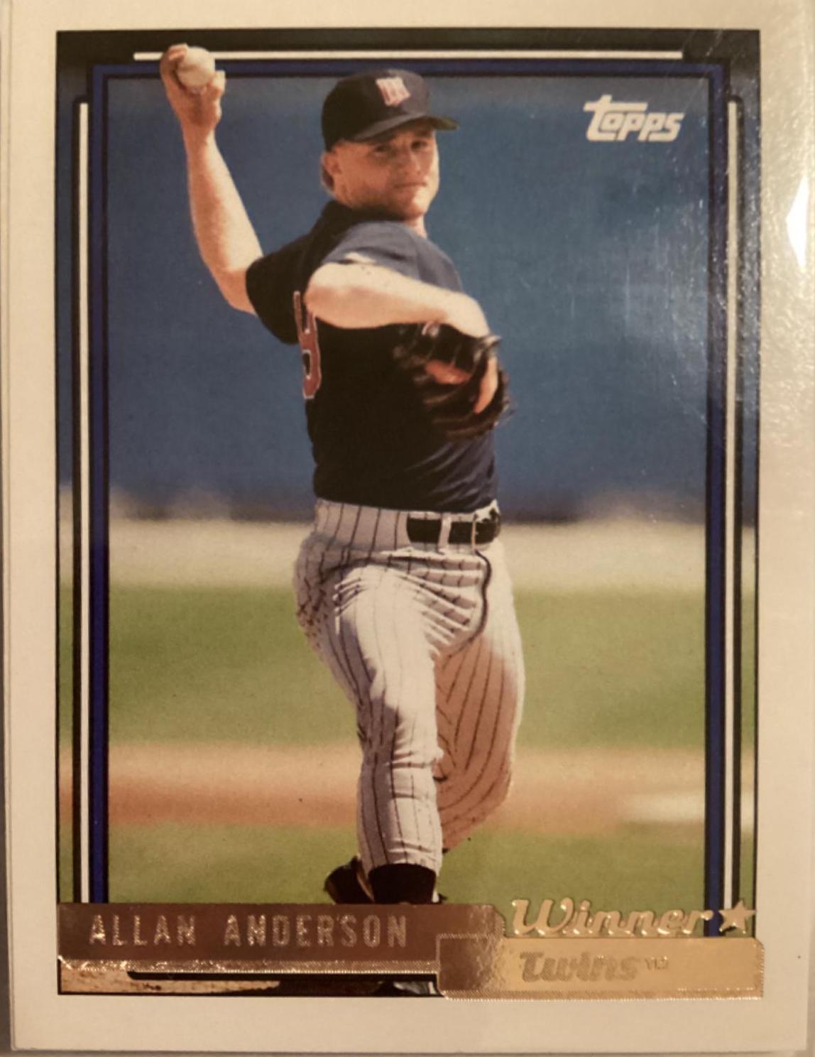 Allan Anderson [Winner] #417 Prices | 1992 Topps Gold | Baseball Cards