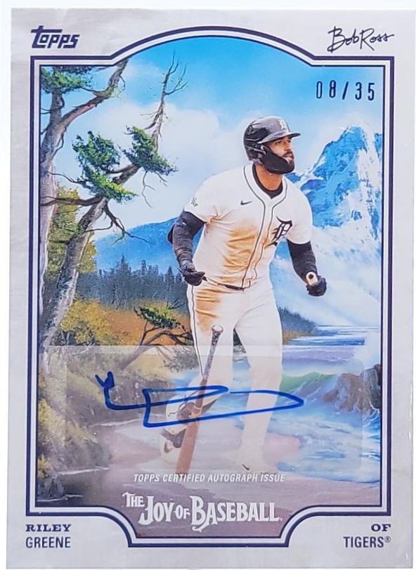 Riley Greene [Titanium White] #38 Prices | 2025 Topps X Bob Ross ...
