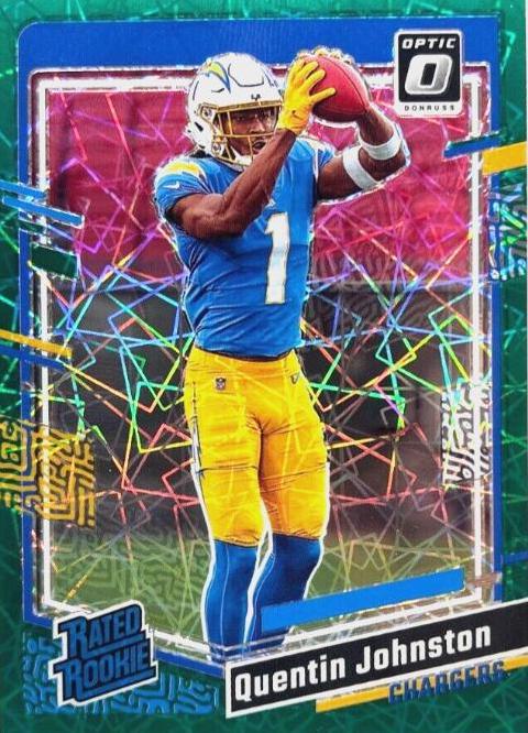 Quentin Johnston [Green Velocity] #265 Prices | 2023 Panini Donruss ...