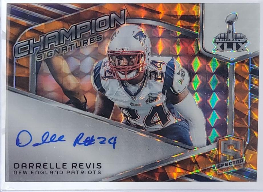 Darrelle Revis [Neon Orange] #CS-DRS Prices | 2024 Panini Spectra ...