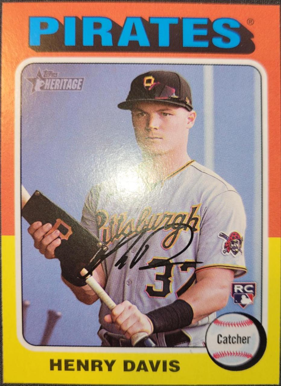 Henry Davis #415 Prices [Rookie] | 2024 Topps Heritage | Baseball Cards
