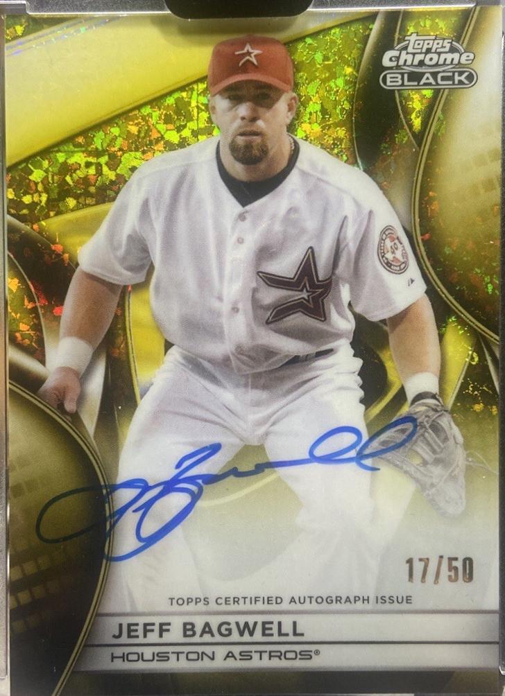 Jeff Bagwell [Gold Mini Diamond Refractor] #CBA-JBA Prices | 2025 Topps ...