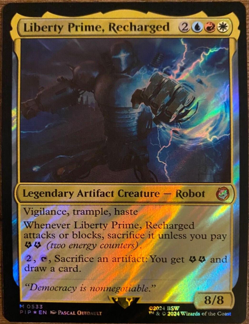 Liberty Prime, Recharged #533 Prices | Magic Fallout | Magic Cards