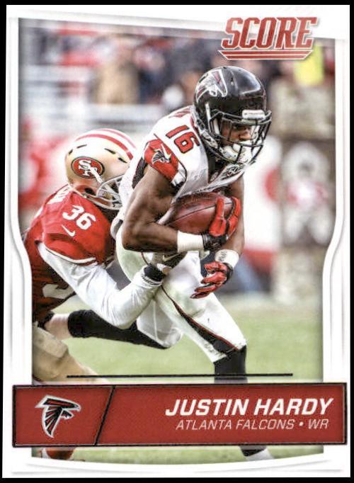 Justin Hardy #17 Prices | 2016 Panini Score | Football Cards