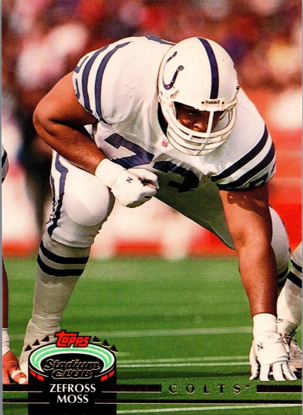 Zefross Moss #198 Prices | 1992 Stadium Club | Football Cards