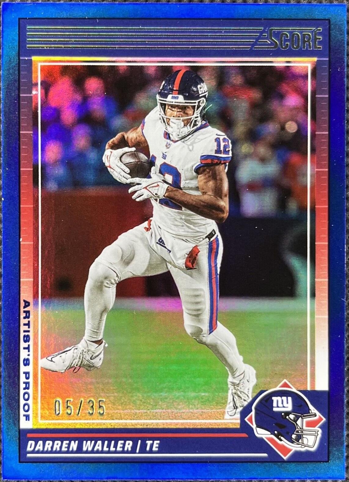 Darren Waller [Artists Proof] #211 Prices | 2024 Panini Score ...
