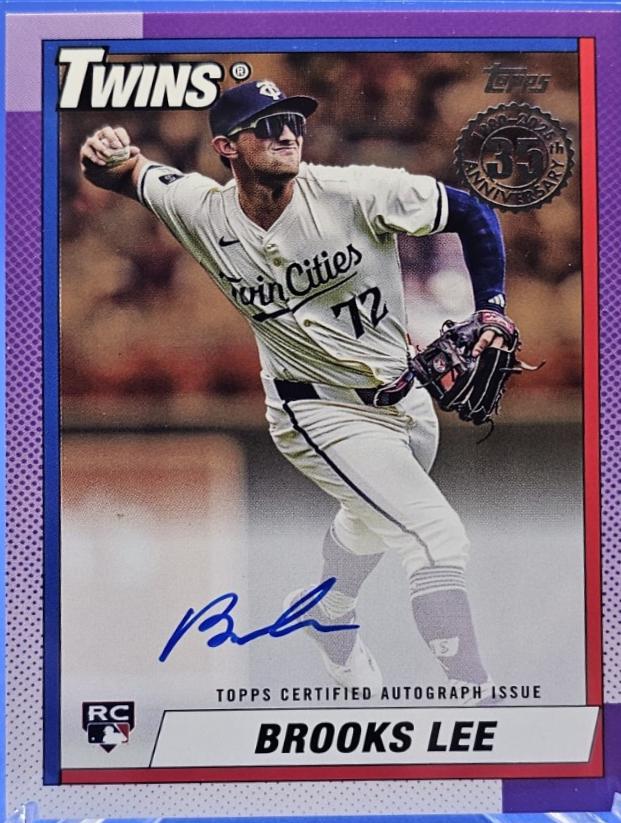 Brooks Lee [Gold] #90A-BL Prices | 2025 Topps 1990 Autograph | Baseball ...