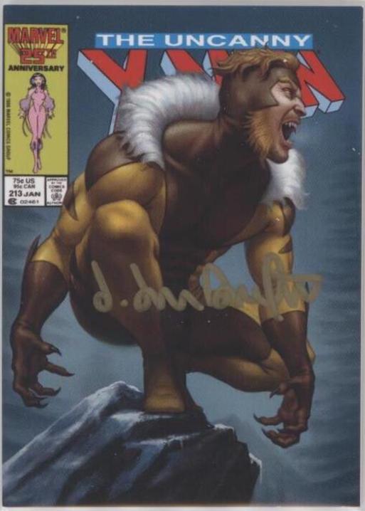 Sabretooth [Variant Cover Auto] #58 Prices | Marvel 2022 Masterpieces ...